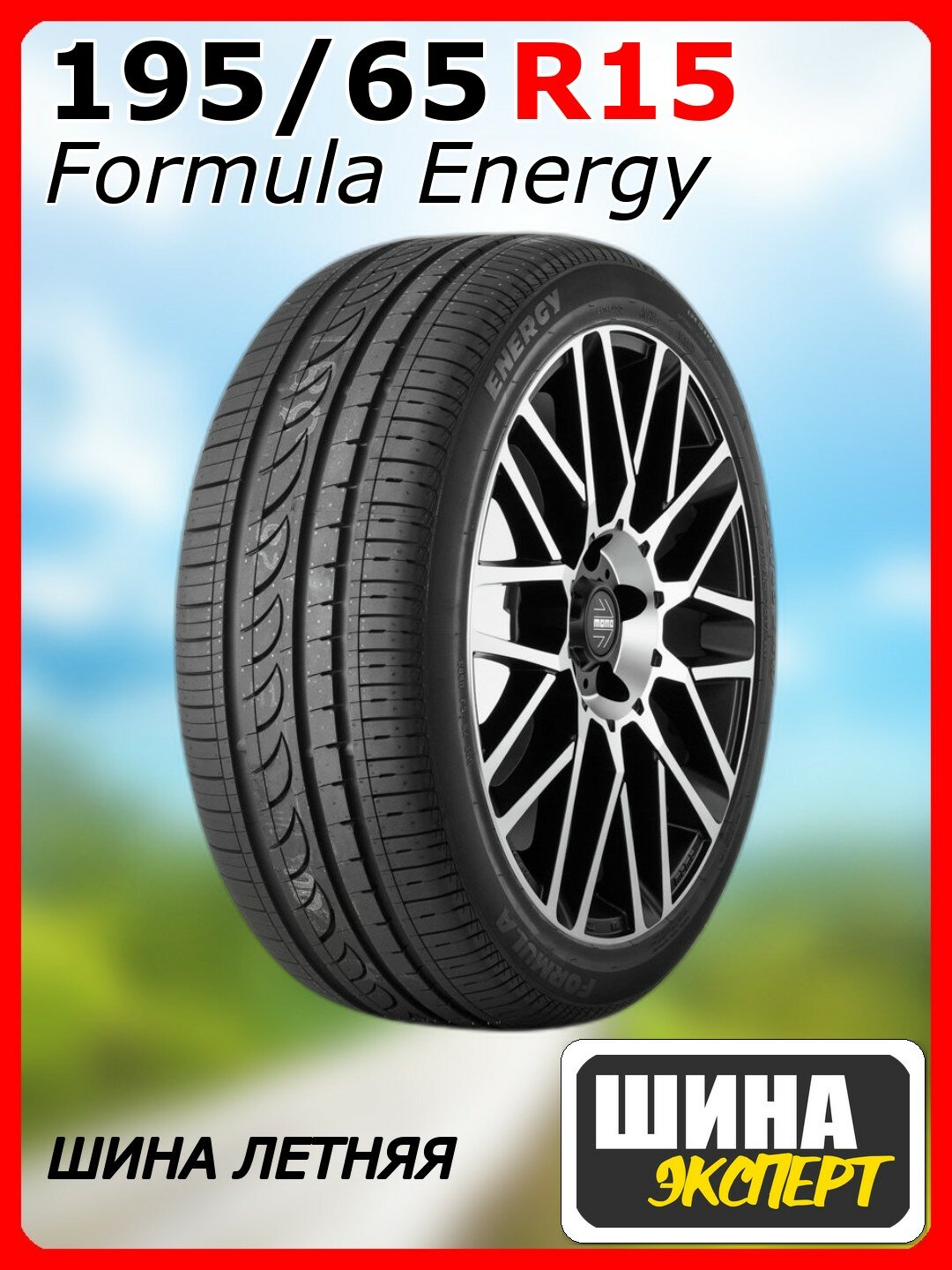Шина летняя Formula 195/65/15 V 91 Formula Energy для легковых автомобилей 4365200