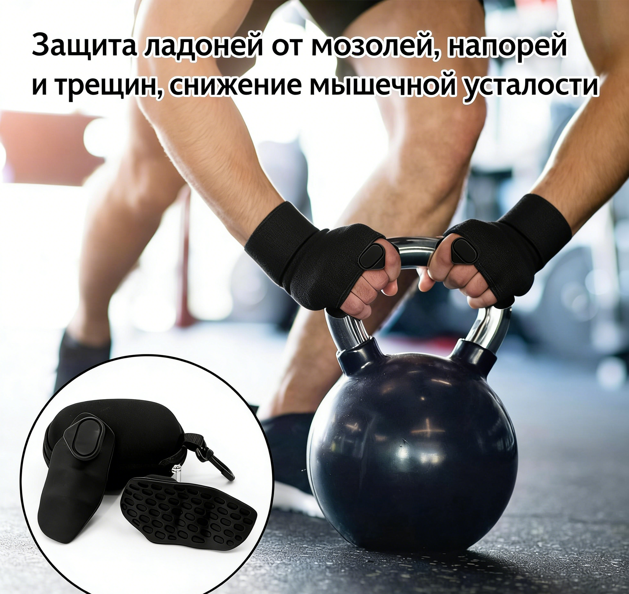 Защитные перчатки для фитнеса，«Артефакт для защиты рук» при силовых тренировках