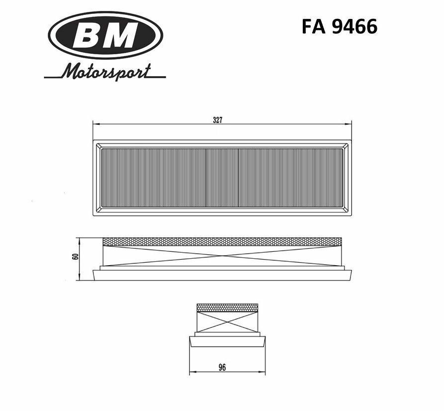 Фильтр воздушный BM FA9466