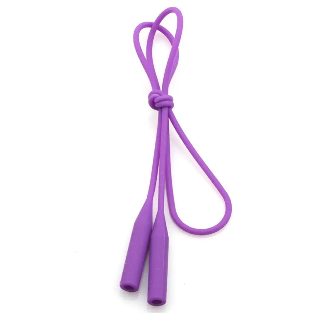Силиконовый шнур для очков для детей Purple(round Head)