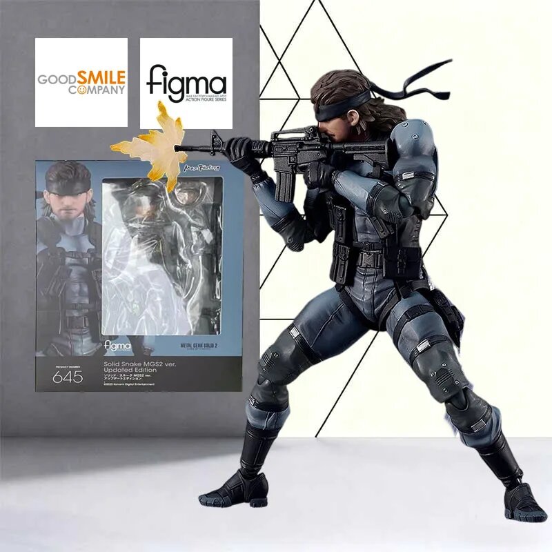 Bandai Figma Metal Gear Solid 2 Solid Snake PVC Фигурка — фото 1