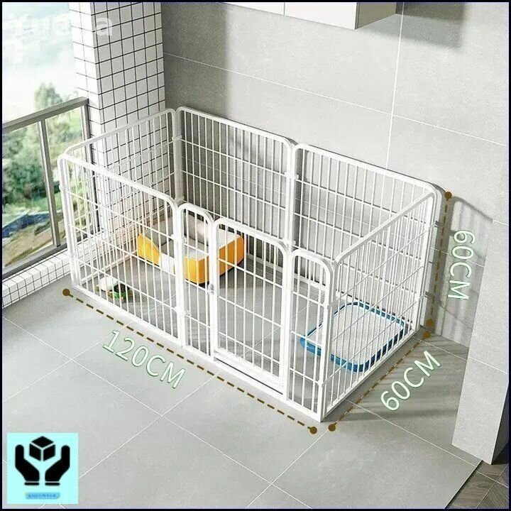 Прочная железная клетка премиум для собак средних и мелких размеров