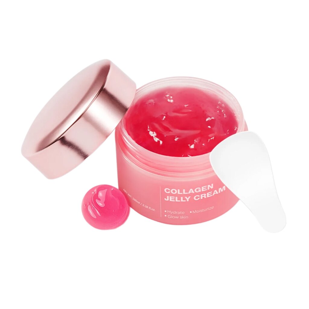 Натуральный Крем Для Ухода За Лицом Макияж Праймер Коллагены Желейный Крем для Женщин Девочек