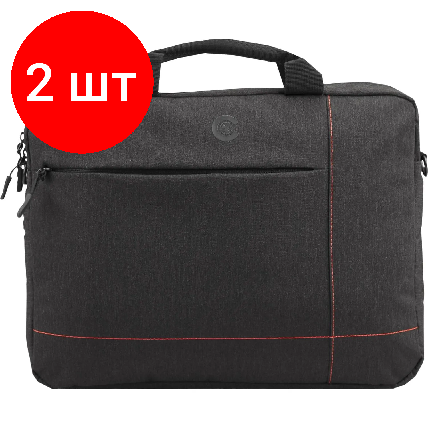 Комплект 2 штук, Сумка для ноутбука 15.6 Continent (Continent CC-211 Black)