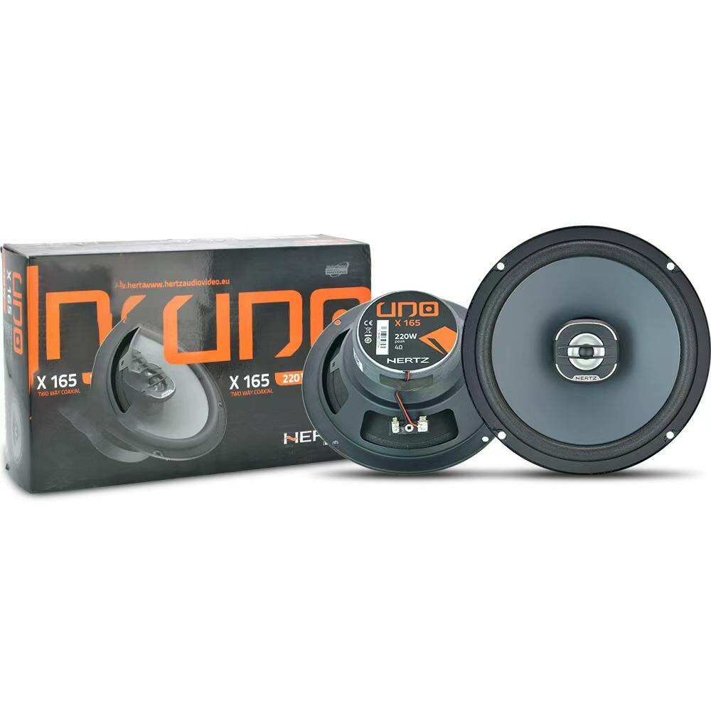 Двухкомпонентная автомобильная акустическая система Hertz Uno X 165, 165 мм (6,5 дюйма) Динамики Колонки Автомобильные