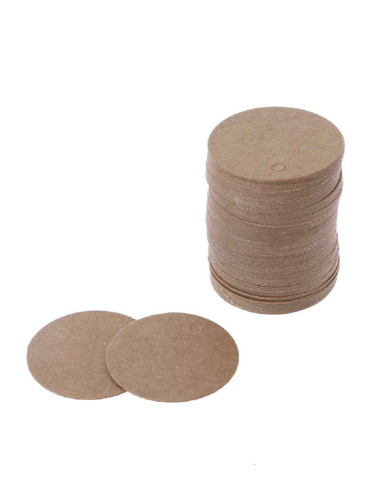 Бирки из крафт-бумаги, 100 шт, Воловья Кожа