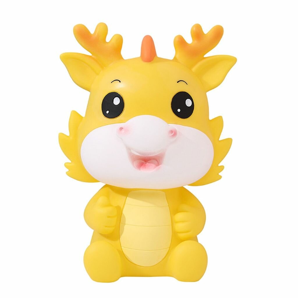 (1 шт.) Копилка с Зодиакальным драконом-Дракон, открывающий глаза-Большой