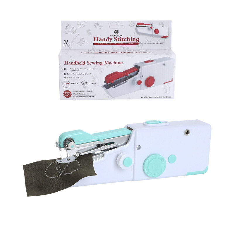 Электрическая ручная швейная машина с квадратной головкой, высокий внешний вид, для домашнего использования, прямые поставки от производителя, низкое энергопотребление, портативная машина для раскроя одежды