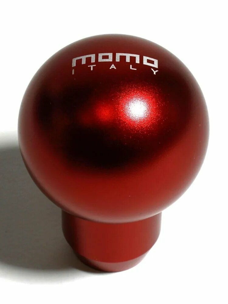Насадка на рычаг КПП "MOMO" красная ручка переключения передач