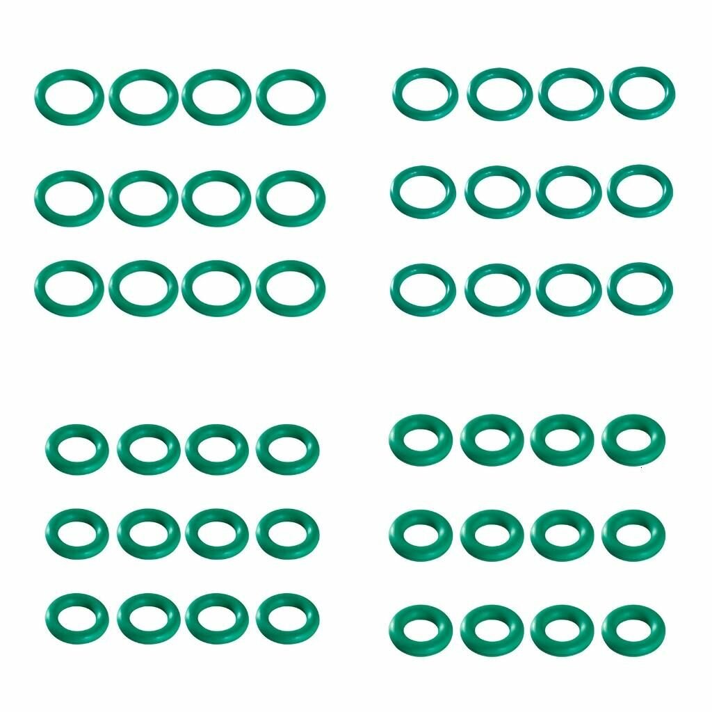 Ремонтный комплект уплотнительных колец и прокладок для топливных форсунок, - 48 штук по четыре штуки