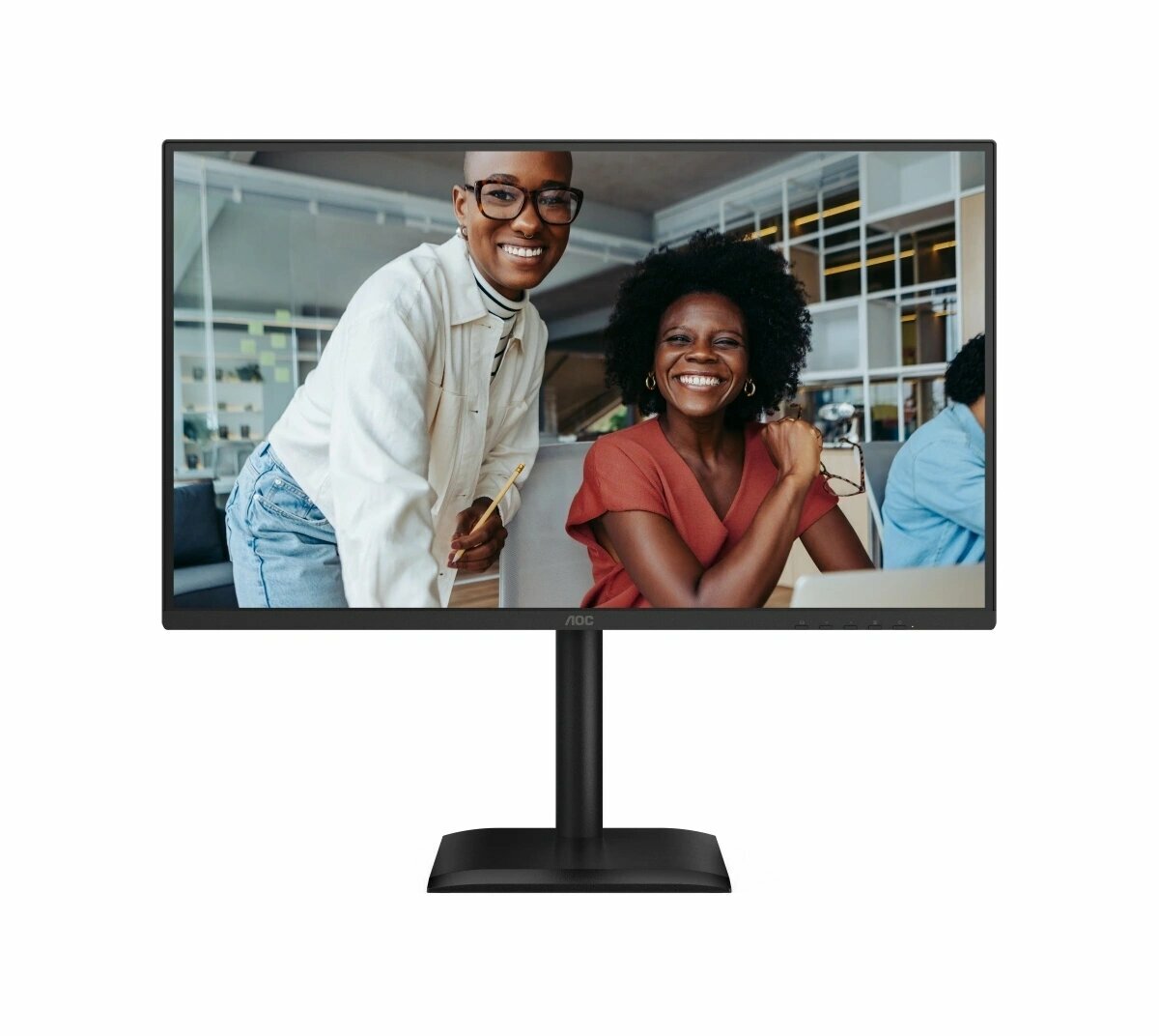 27" Монитор AOC Q27E4U, 2560x1440, IPS, 120Гц, 1хHDMI, 1хDP, черный