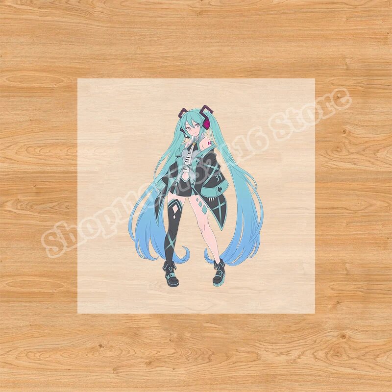 Hatsune Miku детская футболка с короткими рукавами аниме тематический принт топы с круглым вырезом для девочек Kawaii летний повседневный пуловер милая детская одежда