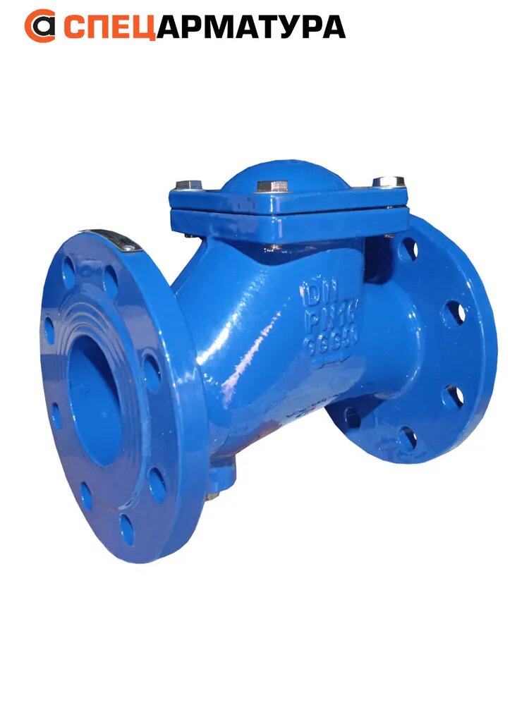 Клапан обратный чугун шаровой Ду 65 Ру16 фл шар сталь+NBR Benarmo (1,6МПа, Т80, L240)