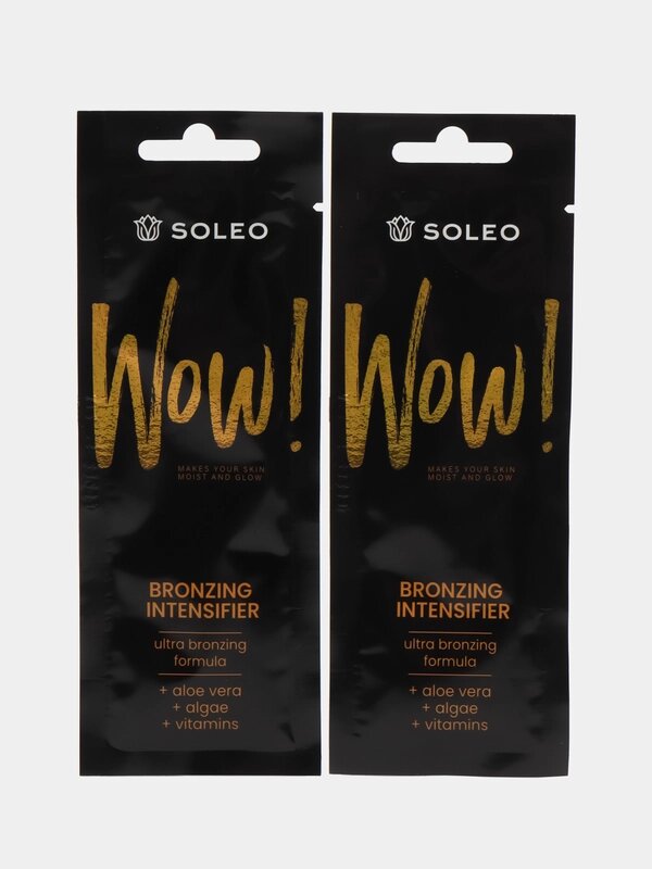 Soleo WOW ! Bronzing автобронзатор крем для загара саше 1шт=15мл, Саше 1штука и 2шт