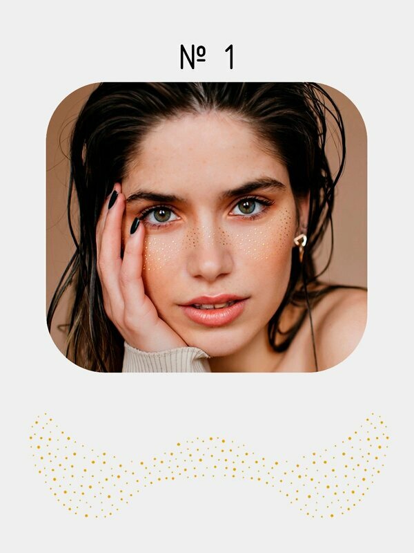 Временная татуировка для лица, переводные тату, переводилка