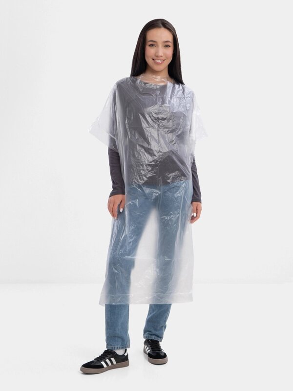 Пеньюар парикмахерский одноразовый 100х160, 25шт