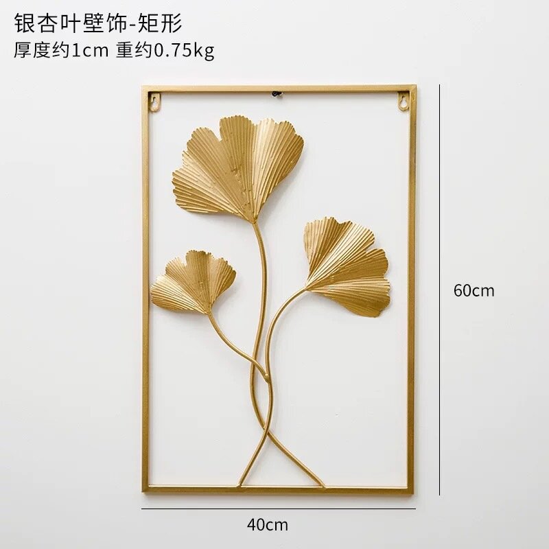 Креативные железные листья, металлические декоративные подвесные маленькие листья дерева, золотое настенное фоновое украшение, напрямую от производителя