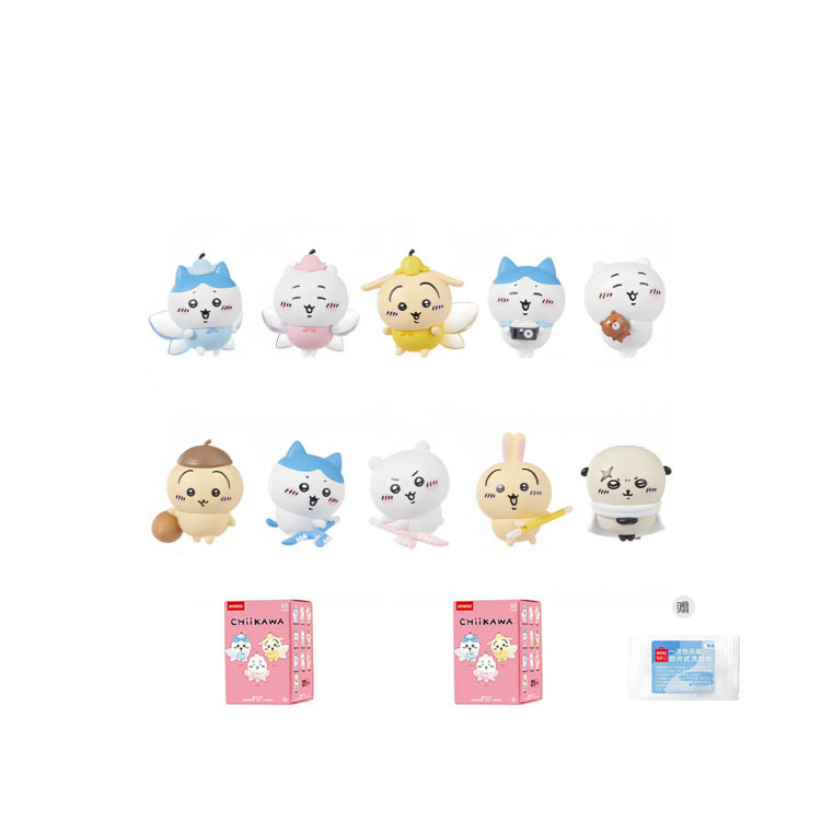 Набор коллекционных фигурок MINISO x Chiikawa «Счастье», 2 шт.