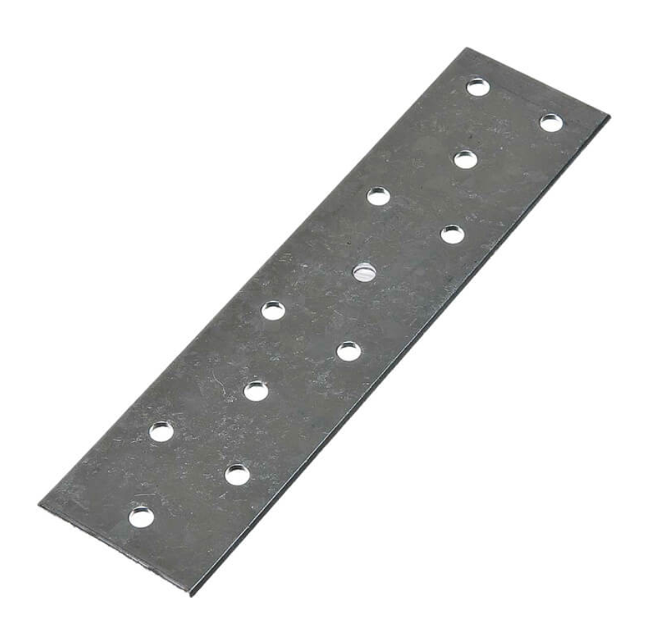 Пластина крепежная 200х40х2 мм, оцинкованная