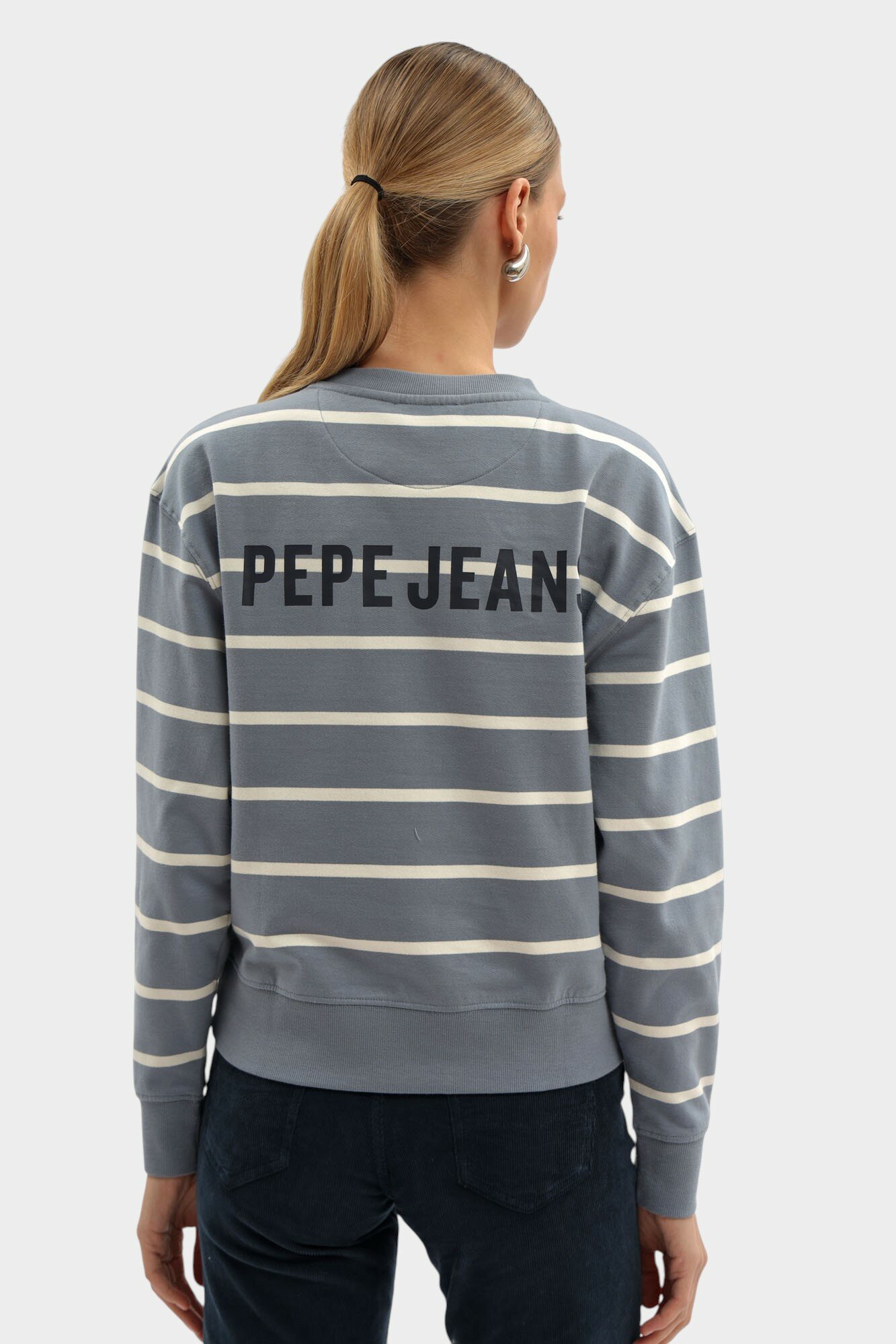 Свитшот Pepe Jeans, размер S, , синий — фото 1