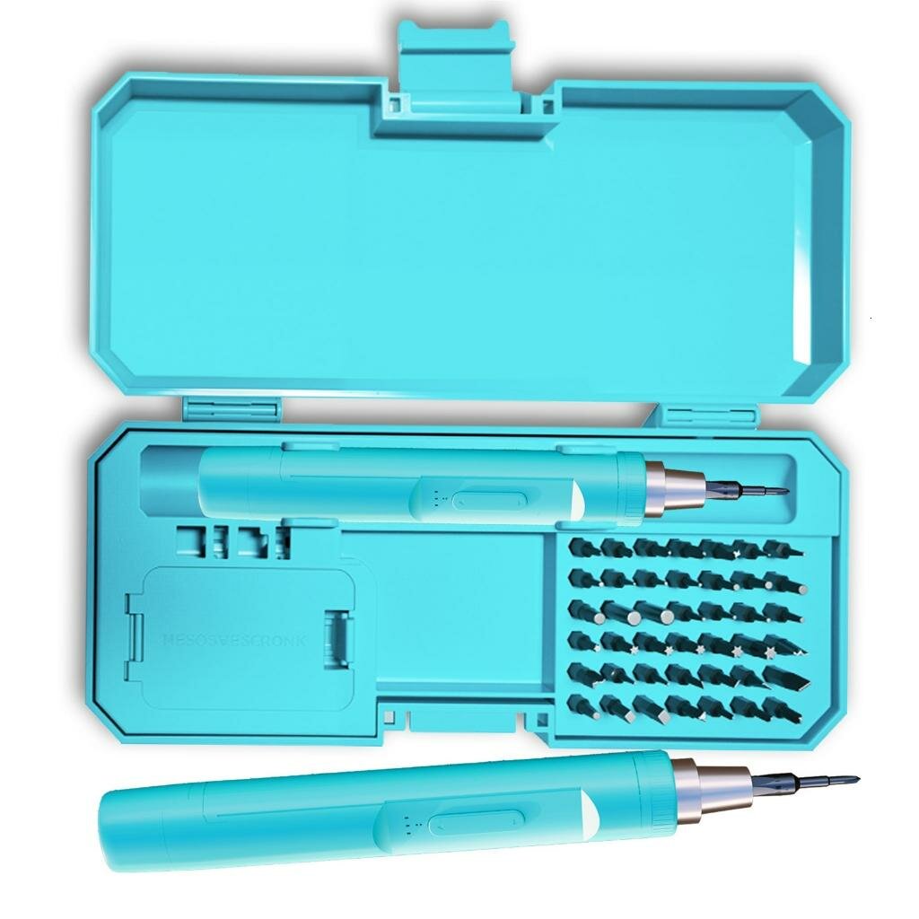 Электроотвёртка 42 в 1, Синий