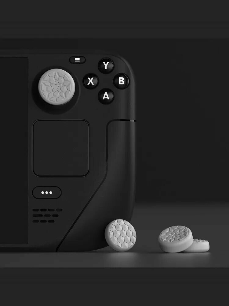 Насадки на стики для Steam Deck LCD/OLED, силиконовые, 4 шт