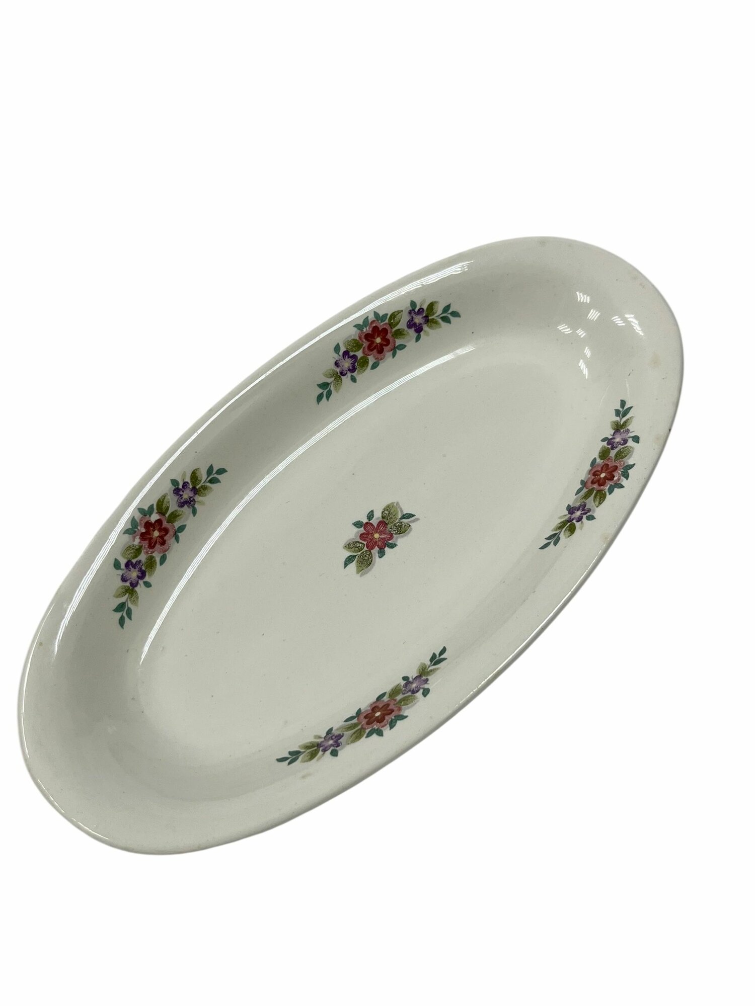 Советская фаянсовая селёдочница, фарфоровый завод ЗИК, сделано в СССР