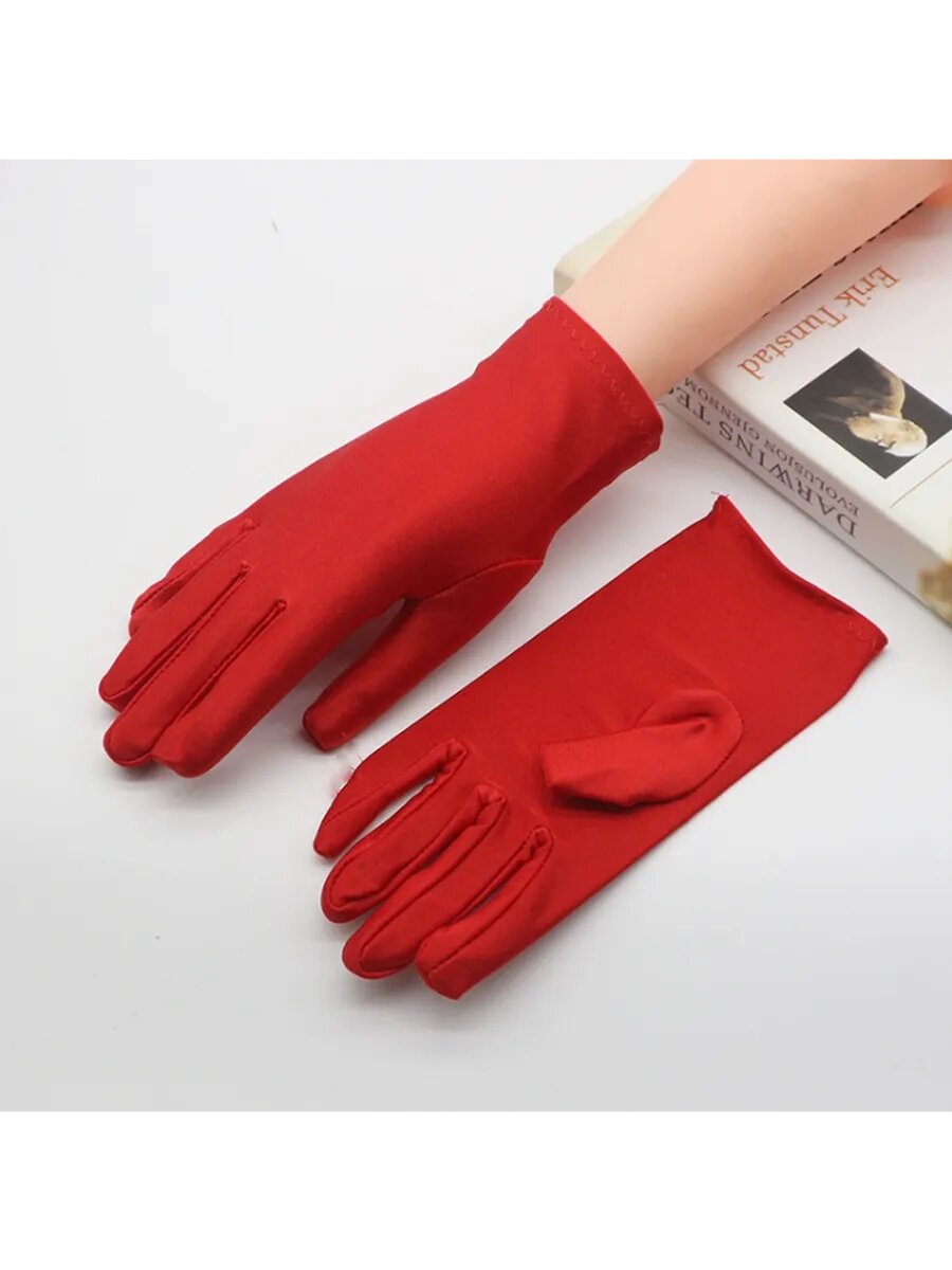 Перчатки для танцев-один размер, Красный