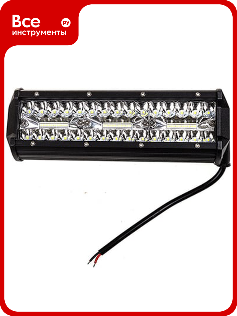 Светодиодная фара SKYWAY OFF ROAD прямоугольная 12V/24V 180W 6000К 60 диодов S07201064