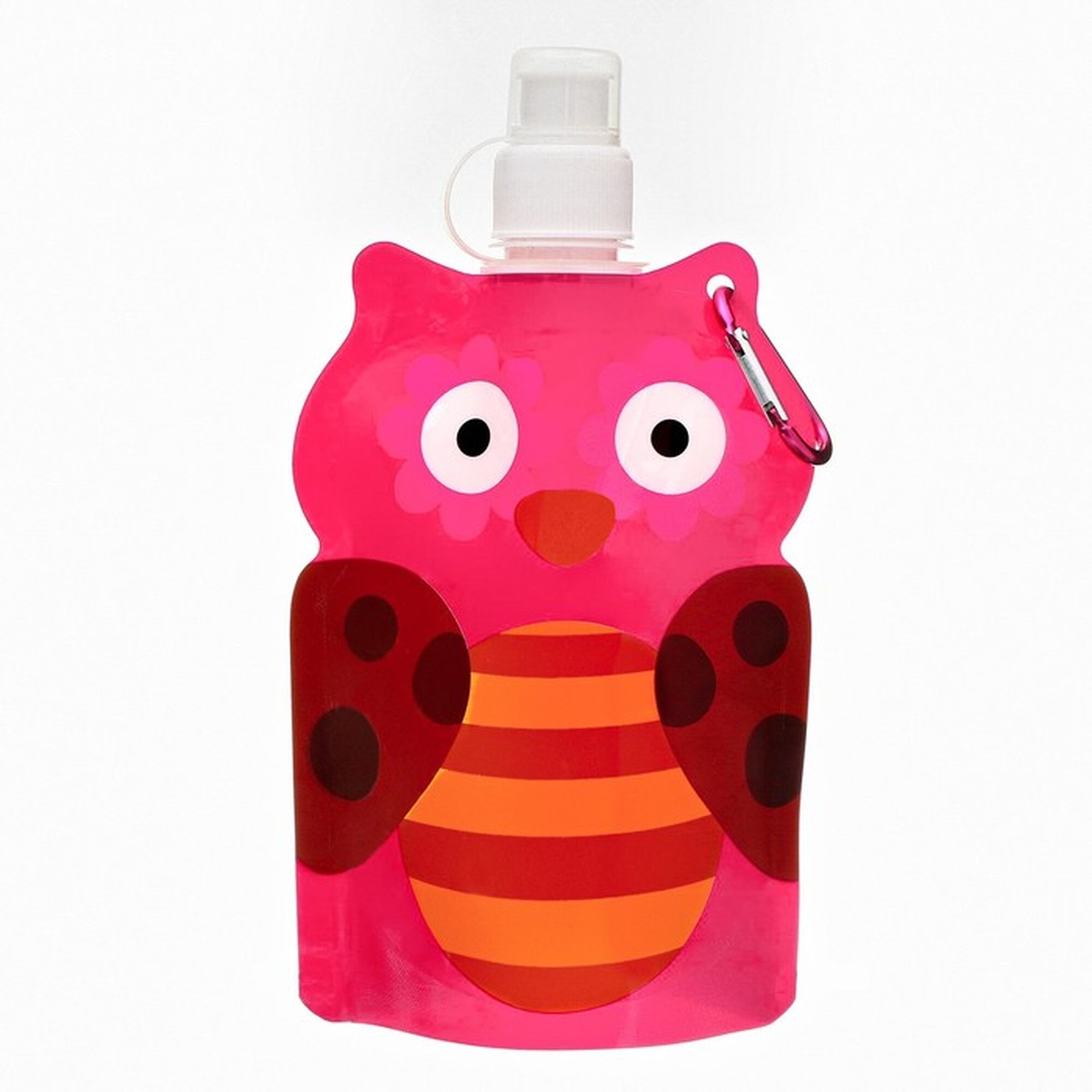 Фляжка для воды, 280 мл, "Совушка", на карабине, 22 х 12 см 9446165