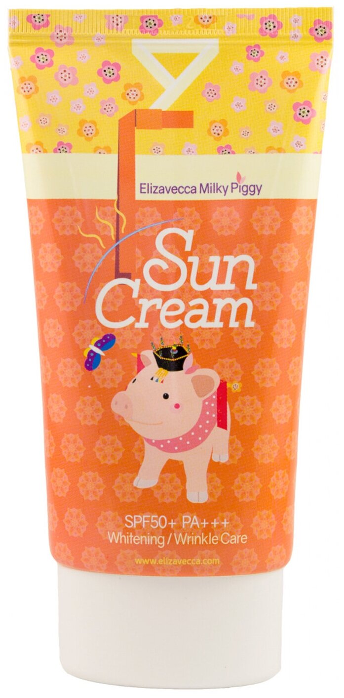 Elizavecca Солнцезащитный крем Milky Piggy Sun Cream SPF50+ PA+++ 50мл