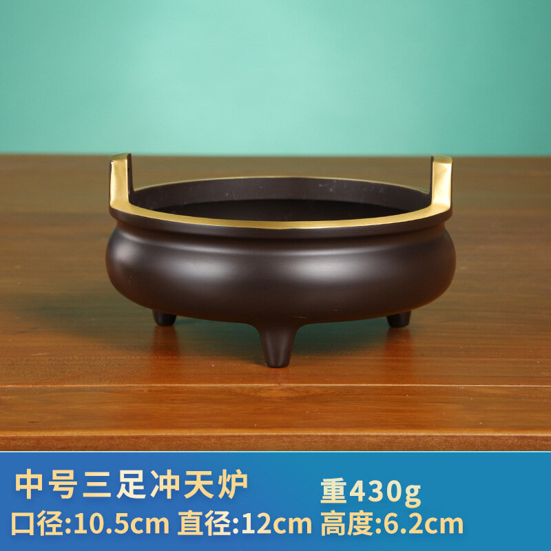 Горячая распродажаОптовая продажа латунного кадильника, трехногий кадильник, кадильник для поклонения, украшение кадильника
