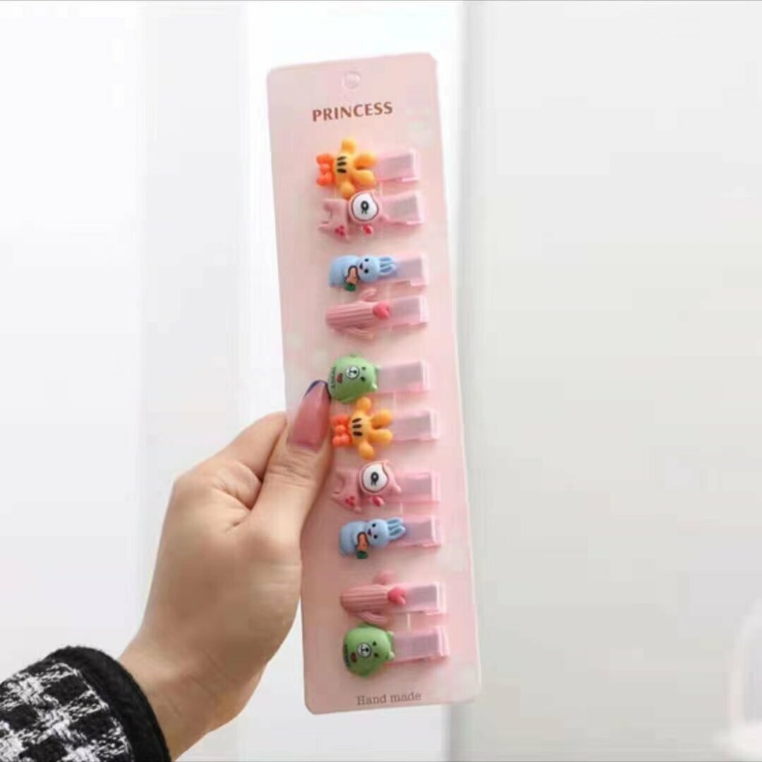 10 пакетов Застёжек для Волос Деток Девчаток, Многоцветные Аксессуары для Волос | Многоцветный, Розовый, Фиолетовый, Жёлтый, Из Пластика и Резинки, Для Деток, Деток-Подростков, Девушек и Подростков