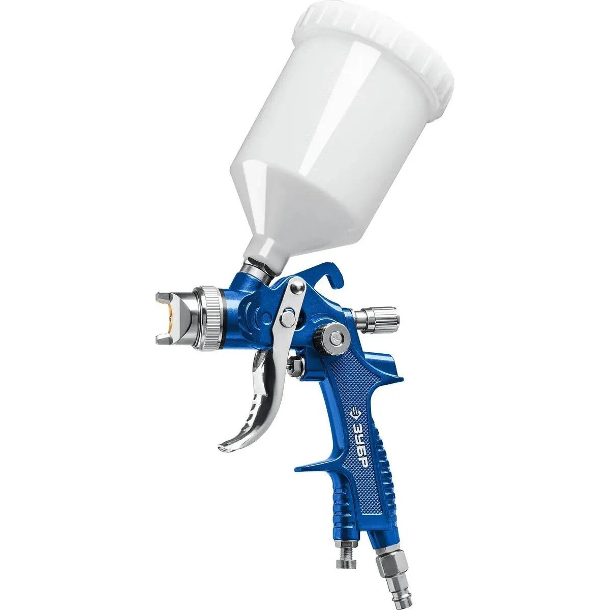 Краскопульт пневматический ЗУБР Профессионал PRO 600 HVLP 06563-1.7_z01, синий/белый