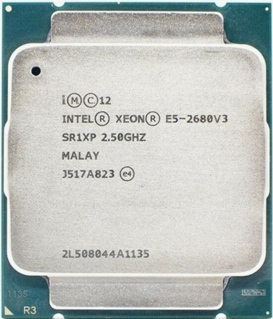 Процессор Intel Xeon E5-2680 v3 LGA2011-3, 12 x 2500 МГц, HP