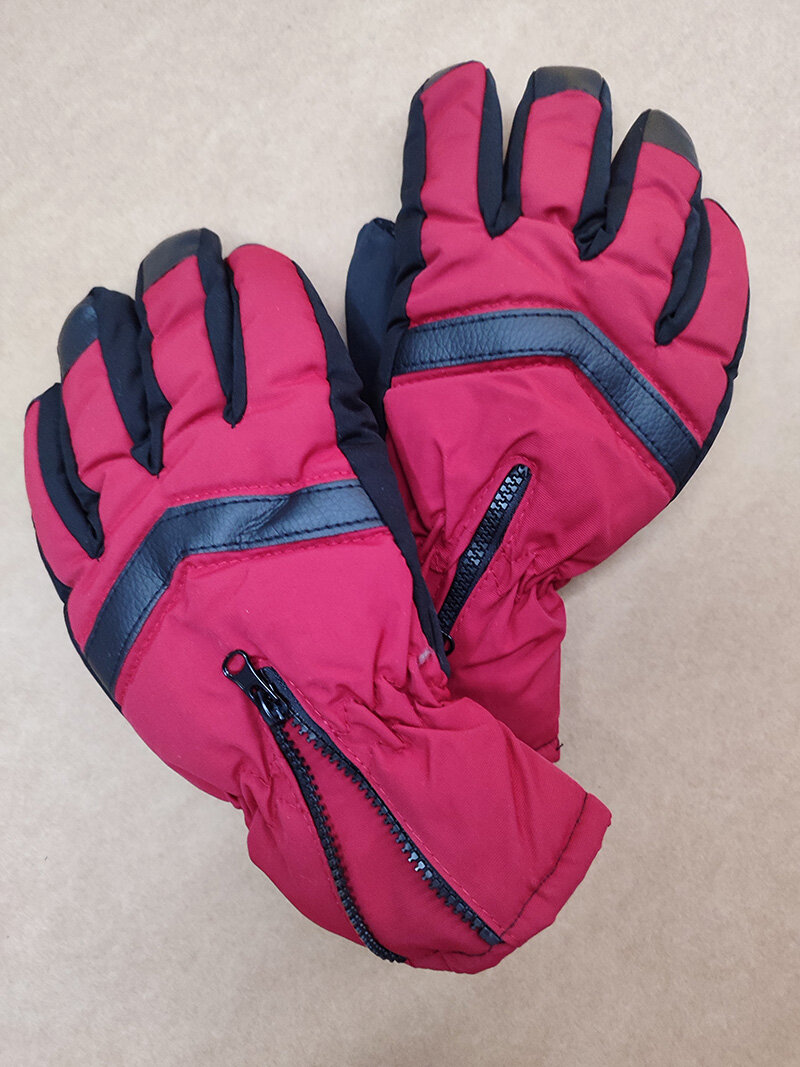 Перчатки с молнией для мальчиков