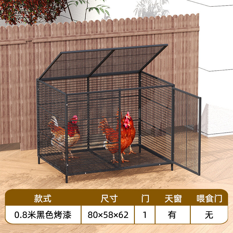 Цепная стальная сетка для кур, утолщенная и усиленная клетка для гусей, крупных кур, уток, птицы, защита от крыс, змей, зашифрованная для улицы