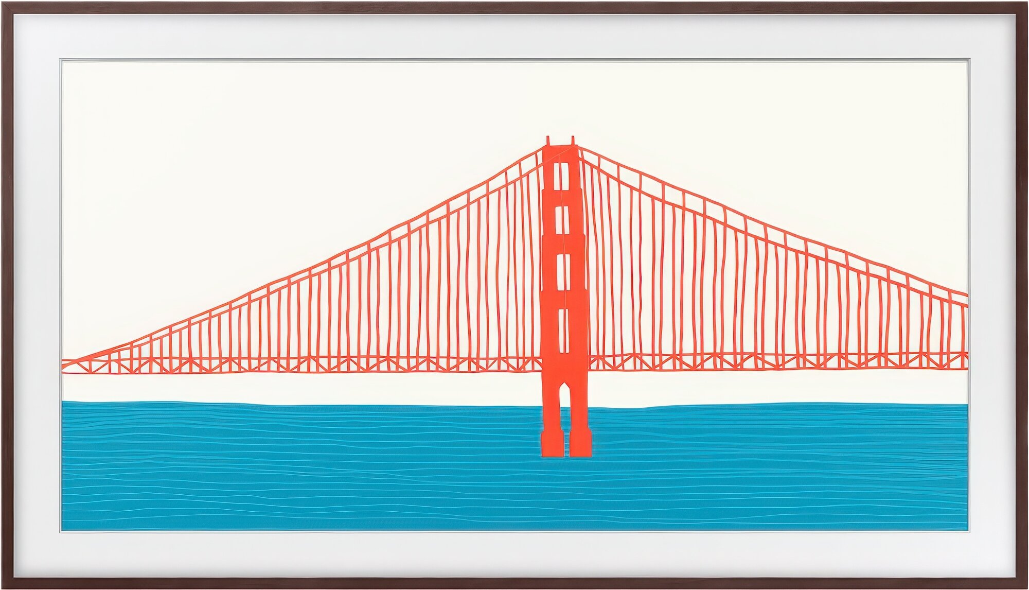 Дополнительная рамка Samsung для The Frame 55" 2021 Модерн VG-SCFA55BWBRU Коричневый