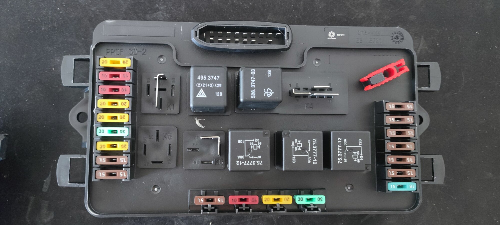 Блок предохранителей 2108-99, 2115-2144, 36.3722