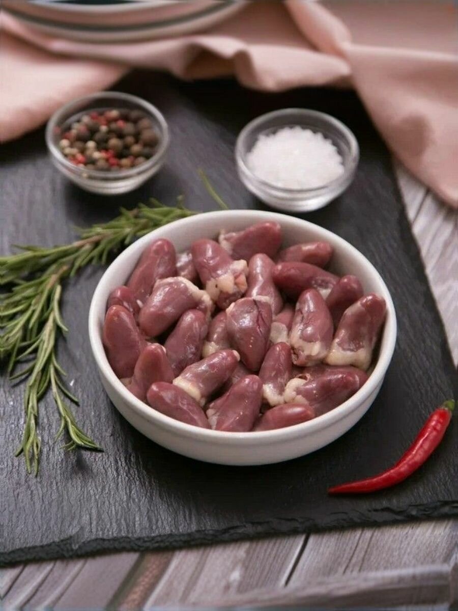Сердце куриное 500 гр, Ферма Евгения Рошаля