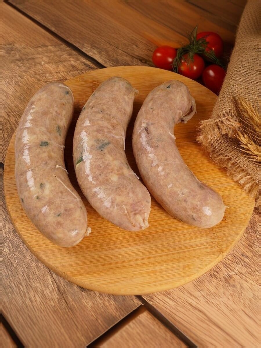 Купаты из мяса курицы с зеленью 700 гр, Ферма Евгения Рошаля