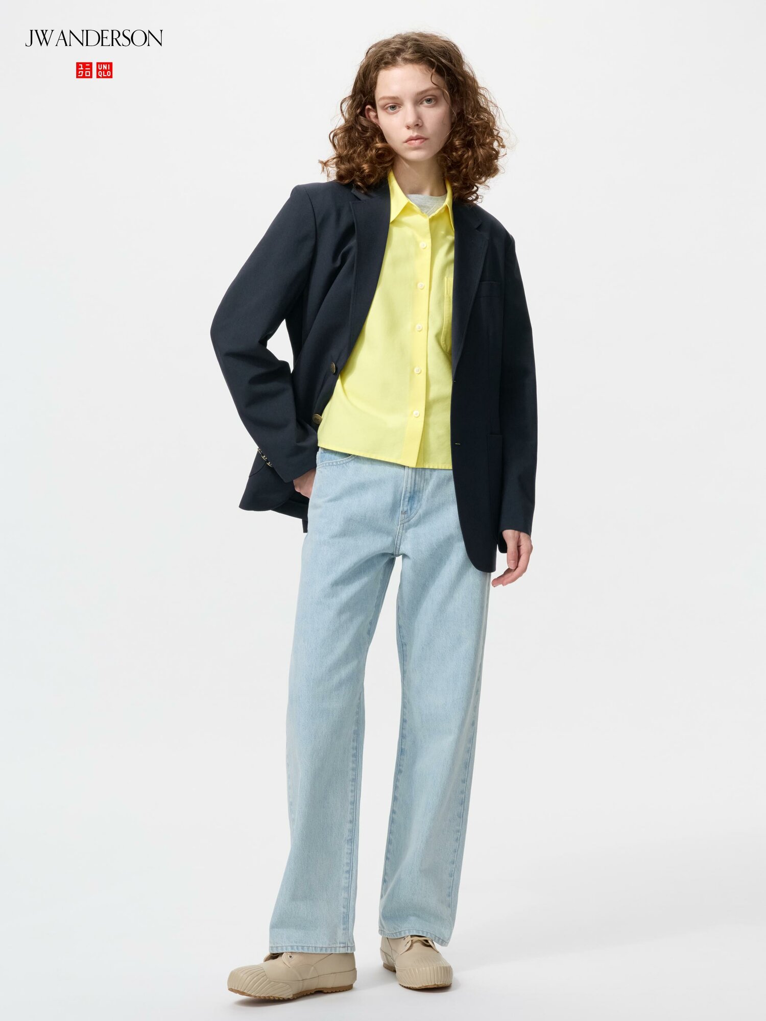 Джинсы Uniqlo, размер 24 INCH, off white — фото 1