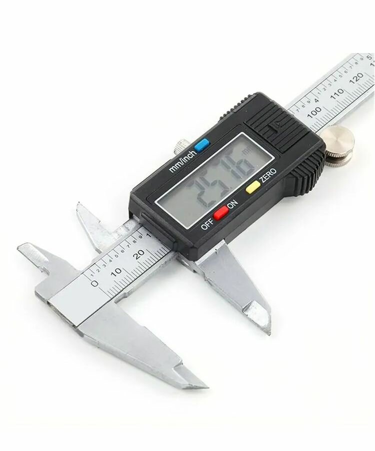 Электронный металлический цифровой штангенциркуль, разметочный с глубиномером 150