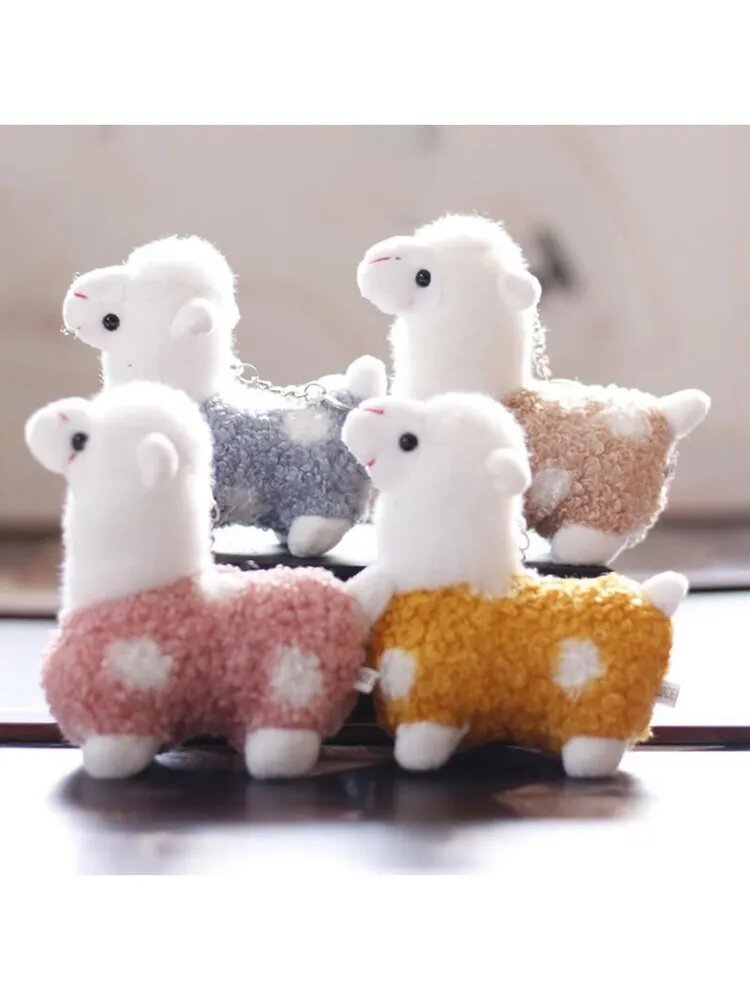 Симпатичная плюшевая игрушка-подвеска из альпаки, 1 упаковка