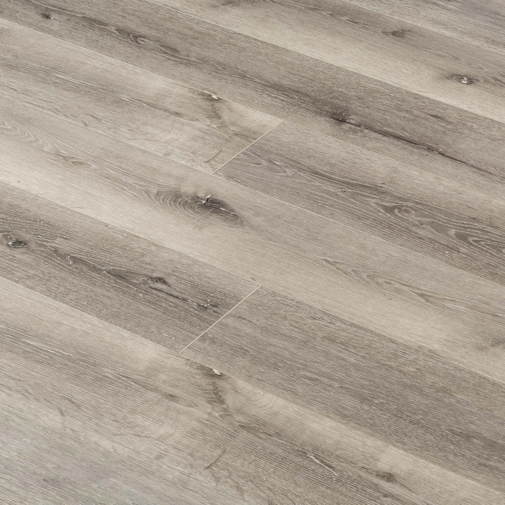 Плитка кварцвиниловая CronaFloor Wood дуб серый замковая 2,16 кв. м 4 мм с фаской CronaFloor ZH-82015-8