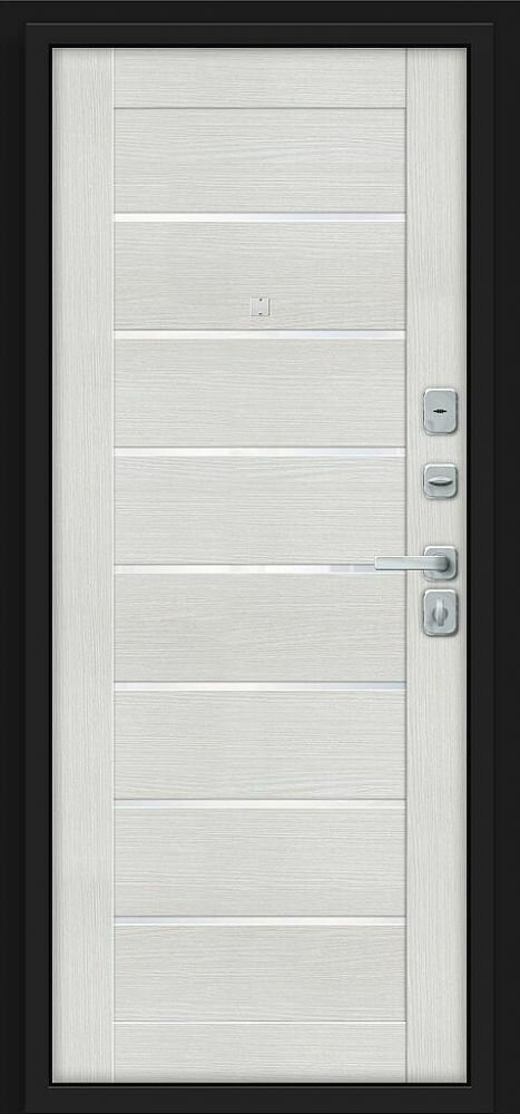 Входная Дверь Bravo Прайм/BChrome Almon/Bianco Melinga 960x2050мм Правое Открывание / Браво.