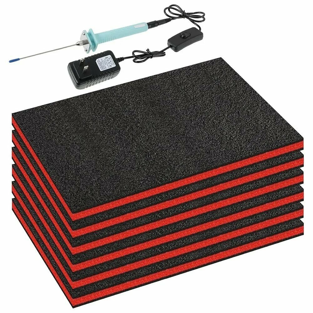 Наборы инструментов из пенопласта, регулируемый нескользящий органайзер для шкафа, ящика для хранения инструментов, вилка США