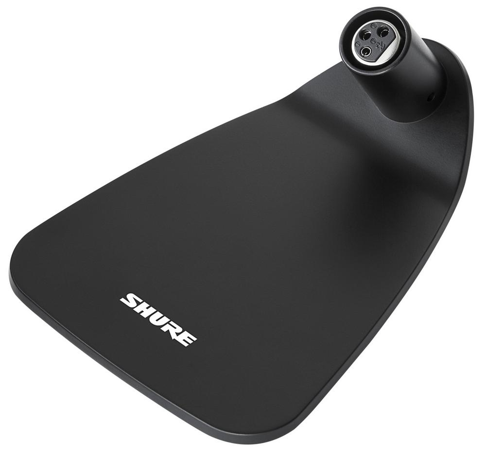 Настольная база для микрофонов shure cvd-b xlr, цвет черный, кабель 4 метра с разъемом 3-pin xlr.