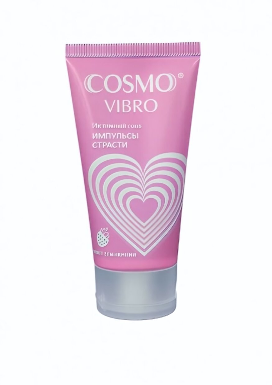 Возбуждающий лубрикант с согревающим эффектом Cosmo Vibro 50 г, прозрачный, на водно-силиконовой основе