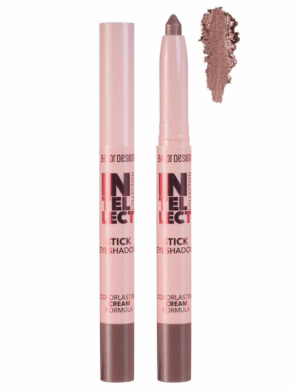 Тени для век стик Belor Design Intellect тон 22 коричневый сияющий 1,2г